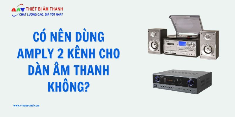 Có nên dùng amply 2 kênh dàn âm thanh không?